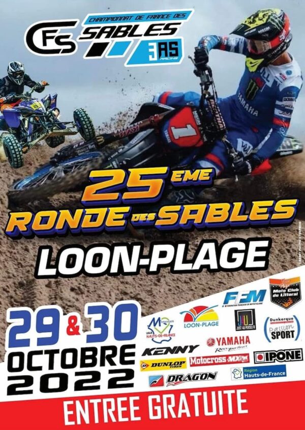 Le programme de la Ronde des Sables de Loon-Plage 2022 - Pilote de Sable